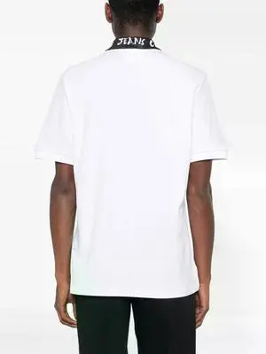 Versace Logobrush-collar Polo Shirt