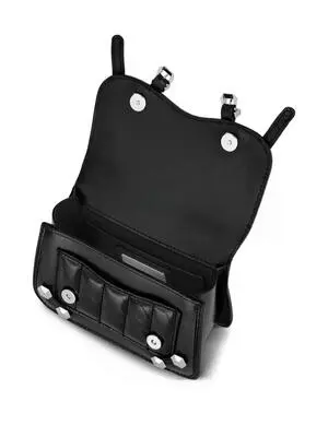 Philipp Plein Small Hexagon Leather Tote Bag - Black