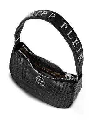 Philipp Plein Galaxy Crocodile-embossed Tote