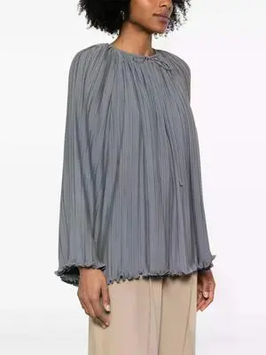 LANVIN Pleated Blouse - Grey