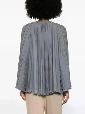 LANVIN Pleated Blouse - Grey