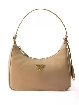 Prada Mini Re-edition Shoulder Bag - Brown