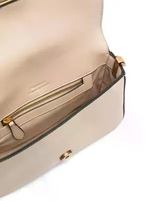Pinko Leather Shoulder Bag - Neutrals