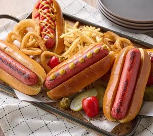 KANSAS CITY STEAK Co. 3.2-oz All Beef Hot Dogs - One-color