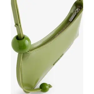 Jacquemus Le Bisou Perle Leather Shoulder Bag