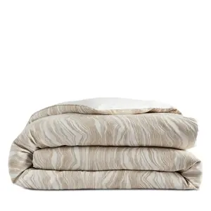 HUDSON PARK COLLECTION Marbled Sand Duvet Cover, Full/queen Exclusive