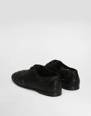 Dolce & Gabbana Woven Derby Shoes