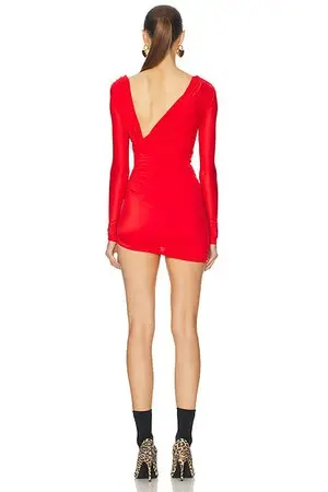Balenciaga Draped Mini Dress