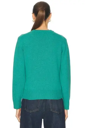 SPORTY & RICH Src Crewneck Sweater - Spring Green