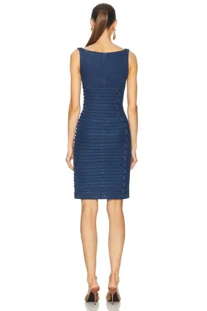 Versace Denim Midi Dress - Medium Blue