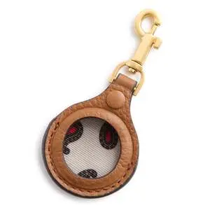 VERA BRADLEY Airtag Charm - Brown