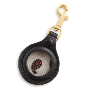 VERA BRADLEY Bag Charm For Airtag In Moonless Night - Black