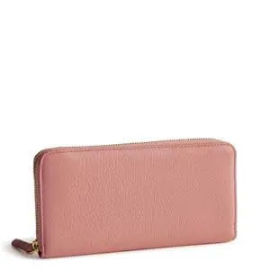VERA BRADLEY Continental Wallet In Coral Cloud - Pink