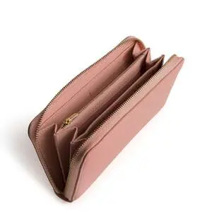 VERA BRADLEY Continental Wallet In Coral Cloud - Pink