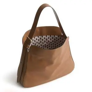 VERA BRADLEY Tifton Hobo Tote Bag - Brown