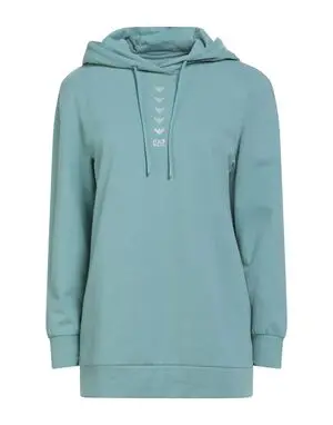 EA7 Cotton-elastane Sweatshirt - Blue