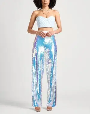 Iceberg Wide-leg Pants With Appliqués And Sequins