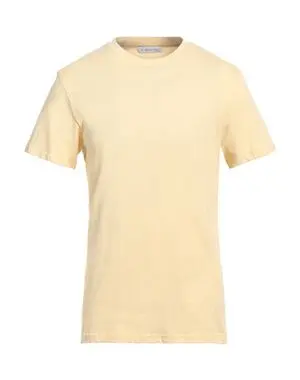 MANUEL RITZ Man T-shirt Tomato Red Size M Cotton Yellow