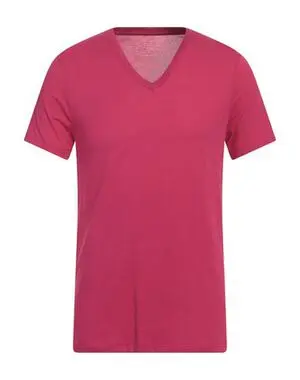 Armani Exchange Man T-shirt Yellow Size S Pima Cotton Pink
