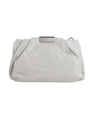 GIANNI CHIARINI Leather Clutch - Silver