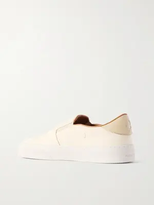 Moncler Monclub Leather Slip-on Sneakers