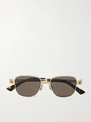 Bottega Veneta Square-frame Sunglasses - Silver