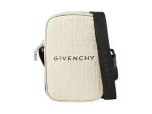 Givenchy Printed Logo Jacquard Canvas Messenger