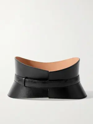 Alaïa Leather Waist Belt - Black