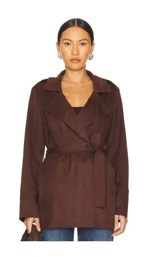 LOVERS AND FRIENDS Faux Suede Lana Jacket