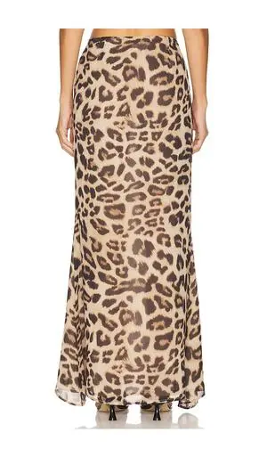 Superdown Nalani Maxi Skirt - Leopard