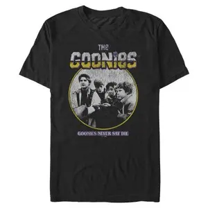 THE GOONIES Never Say Die Distressed Graphic T-shirt