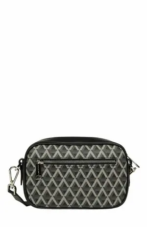 LANCASTER Ikon It Zipped Crossbody Bag - Noir