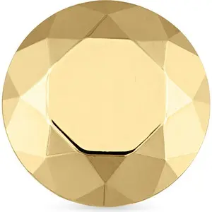 MARIA TASH Faceted Round Single Stud Earring - Yellow Gold