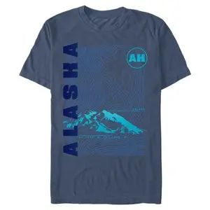 LOST GODS Alaska Coordinates Poster Graphic T-shirt