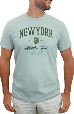 LOST GODS New York Athletics Short Sleeve Graphic T-shirt - Bay