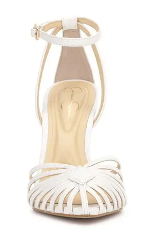 Jessica Simpson Paveri Pointed Toe Pumps - White 02