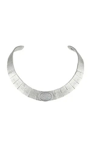 Juju Vera Athena Sterling Diamond Necklace