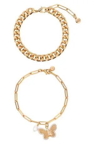 ETTIKA Ettika Set Of Chain Bracelets