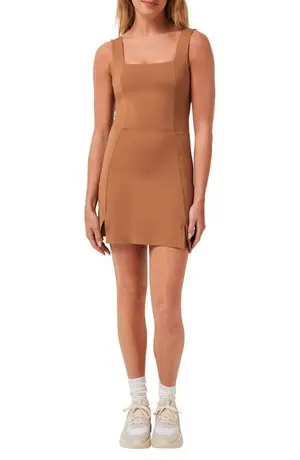 Travis Mathew Move Tank Minidress - Heather Chestnut