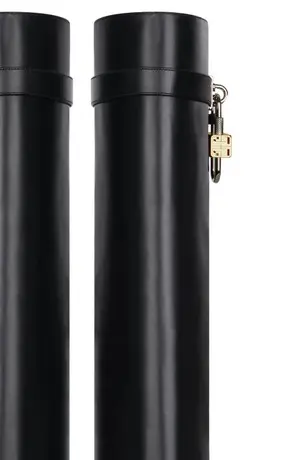 Givenchy Shark Lock Knee High Boots - 001 - Black