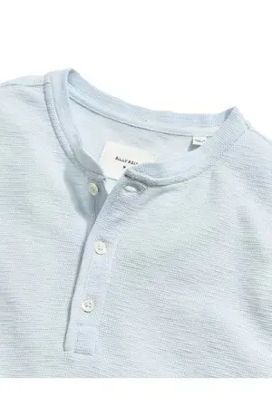 Billy Reid Slub Tuck Henley - Blue