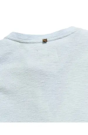 Billy Reid Slub Tuck Henley - Blue