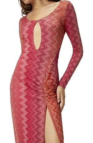 Missoni Zigzag Lamé Cover Up Dress