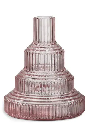 KOSTA BODA Pavilion Vase - Pink