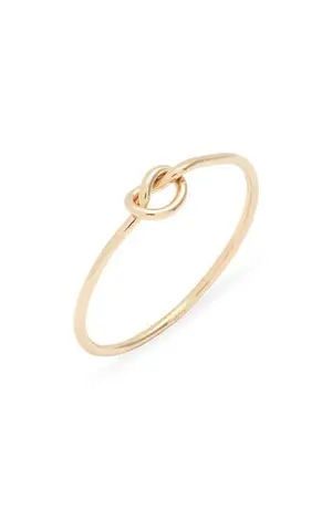 NASHELLE Nashelle Knot Ring Gold Fill