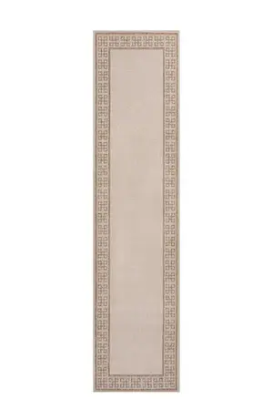 JONATHAN Y Athena Classic Geometric Border Indoor/outdoor Area Rug - Cream/beige