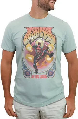 MARVEL No One Cares Retro Poster Graphic T-shirt