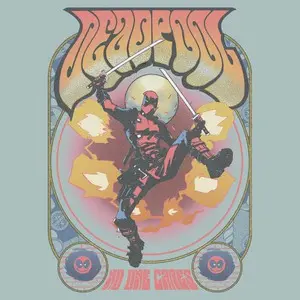 MARVEL No One Cares Retro Poster Graphic T-shirt