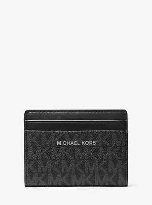 Michael Kors Cooper Signature Logo Bi-fold Wallet - Black