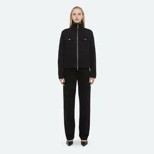 Helmut Lang Zip Trucker Jacket - Rinsed Black